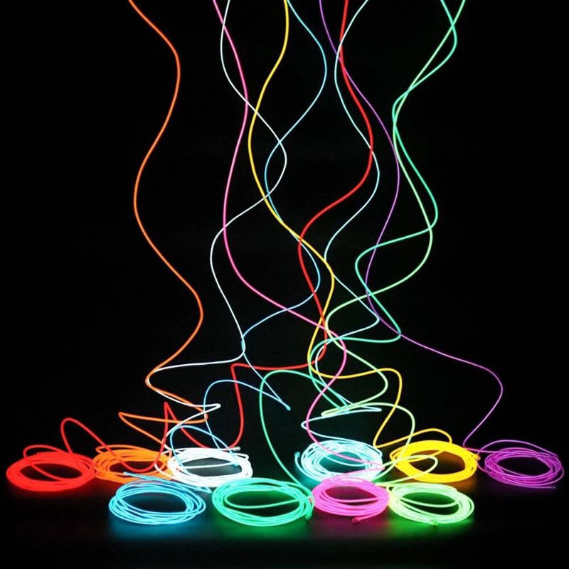 Jual kabel el wire lampu kabel led bulat neon flexible meteran | Shopee ...