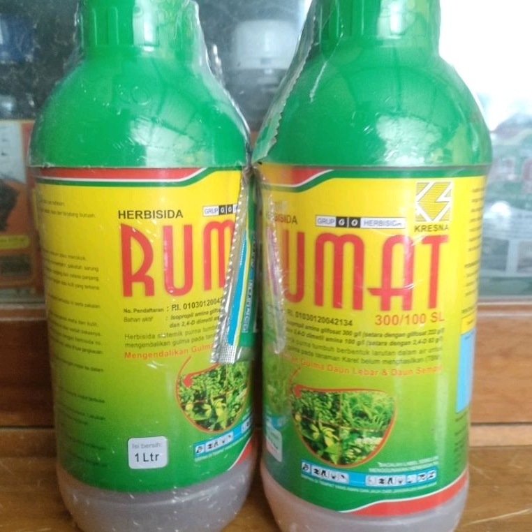 Jual Herbisida RUMAT 300/100 SL Herbisida Sistemik Isi 1 L | Shopee ...