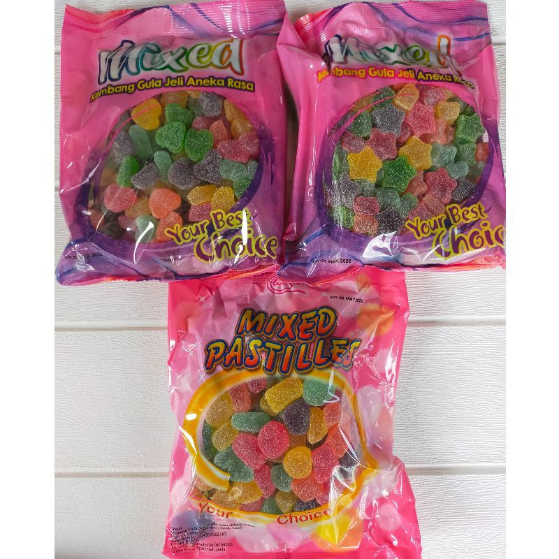 Jual Permen jelly mix waisun permen jelly lunak warna warni permen buah ...