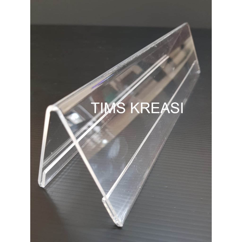 Jual Akrilik Tekuk | Acrylic Tent Holder | Name Tag Holder Meja ...