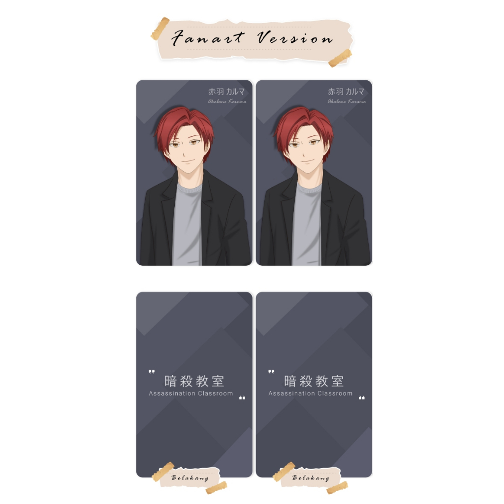 Jual Photocard Anime Assassination Classroom - Akabane Karma | Shopee ...