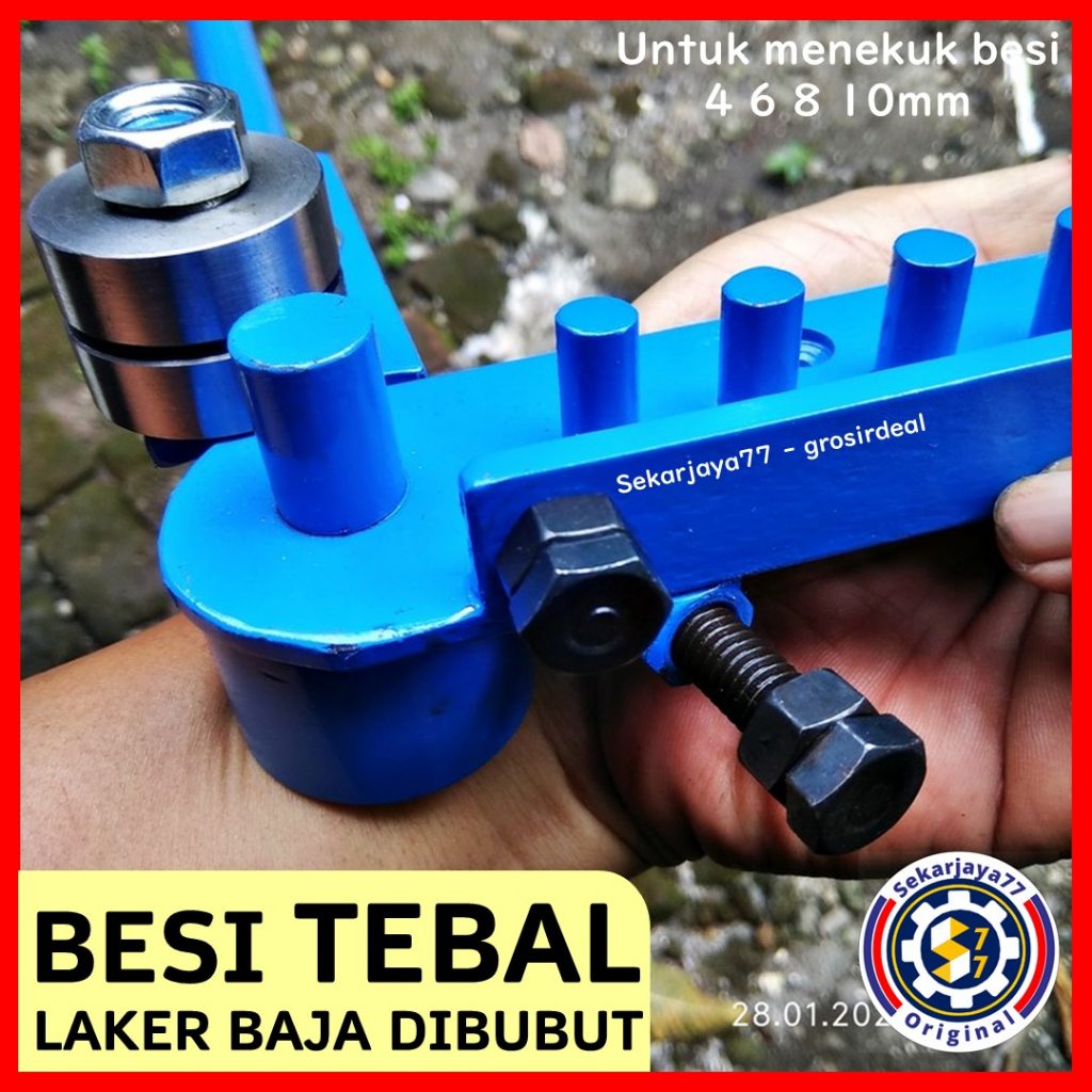 Jual Penekuk besi begel Alat tekuk besi beton 4 6 8 10 mm LAHER BESI ...
