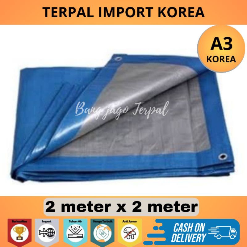 Jual Terpal Atap Plastik 2x2 meter Tipe A3 Untuk tutup barang | Shopee ...
