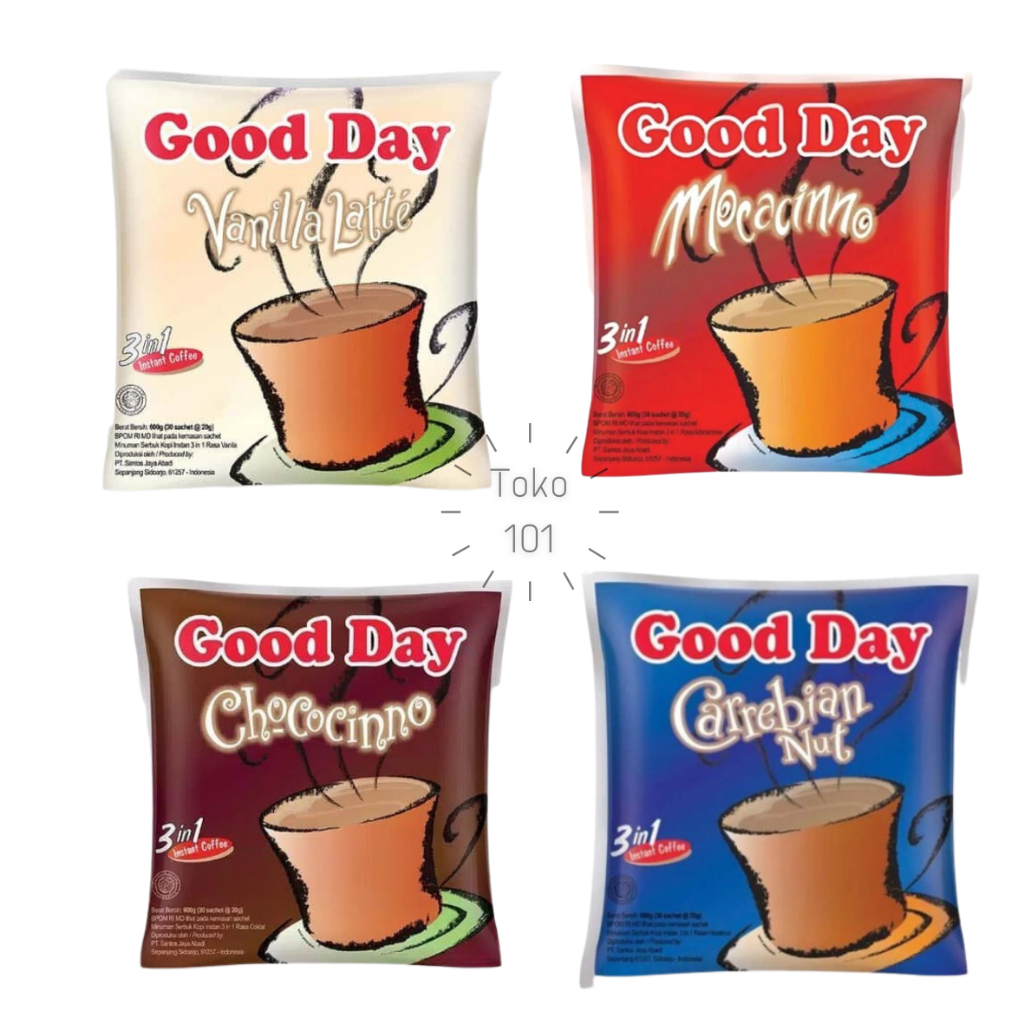 Jual Good Day Kopi Bag (50 Sachet@20gr) Aneka Rasa | Shopee Indonesia