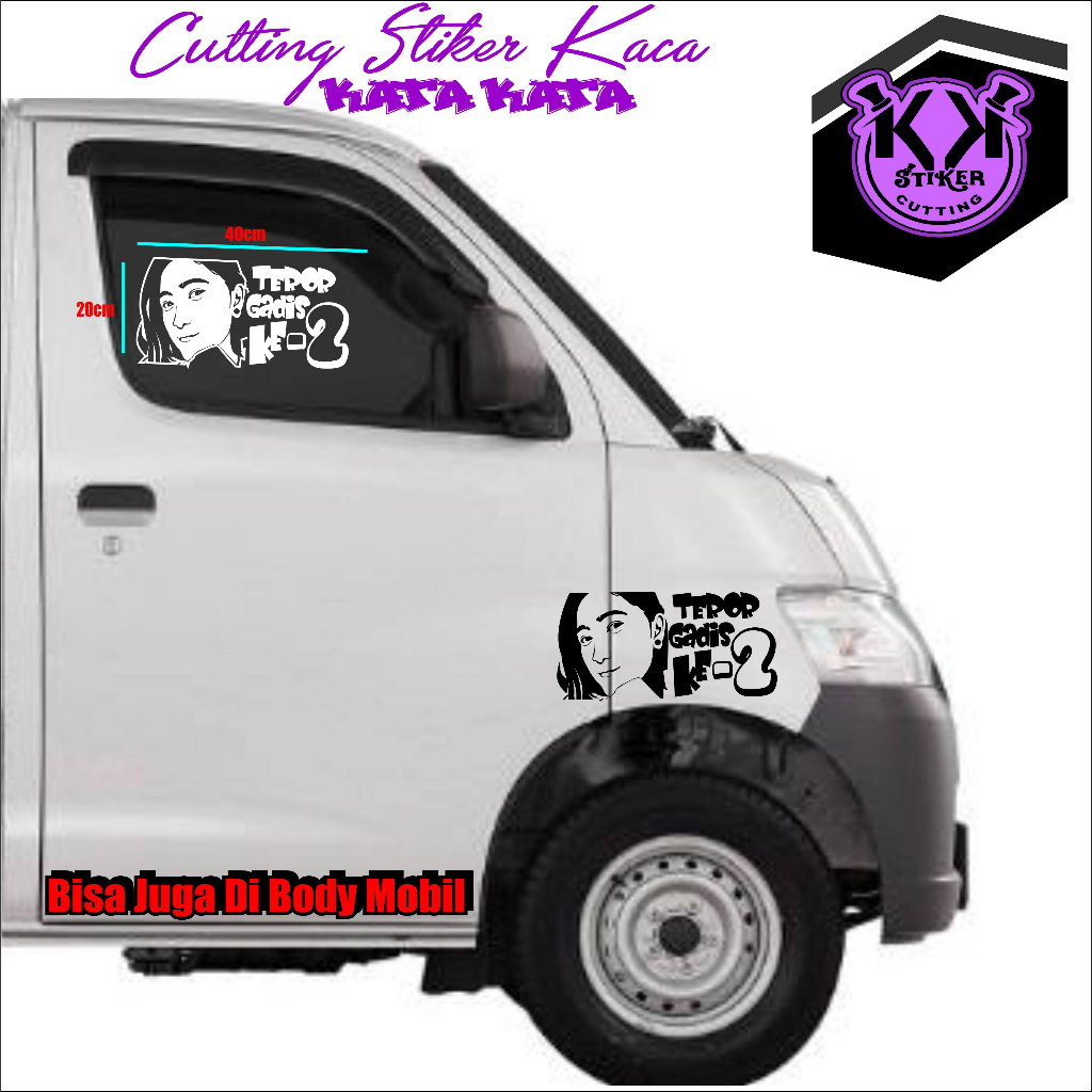 Jual STIKER/STIKER/CATING/CUTTING/SC.025/STIKER KACA/STIKER KATA KATA ...