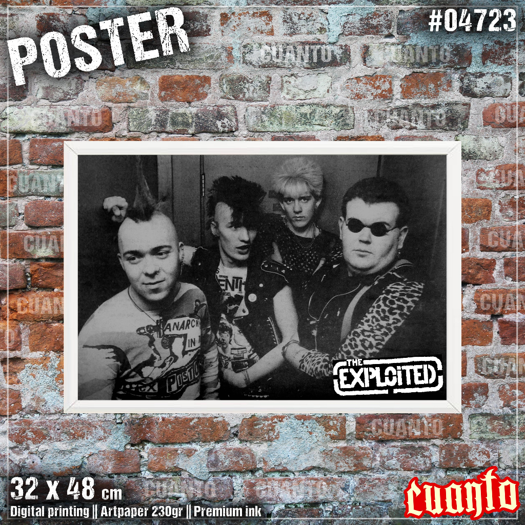 Jual Poster Band Legend Punk The Exploited | Shopee Indonesia