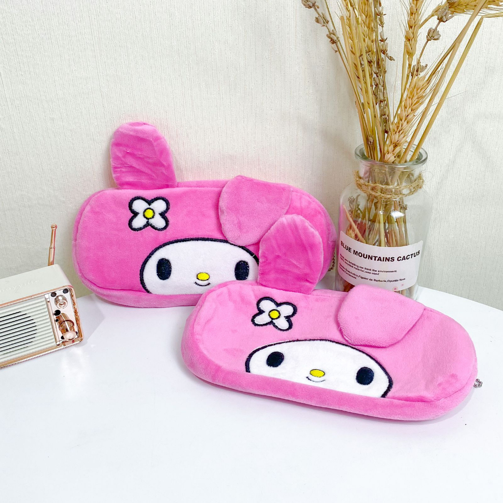 Jual Kotak Pensil Kain My Melody / Soft Plush Pencil Case Plushie ...
