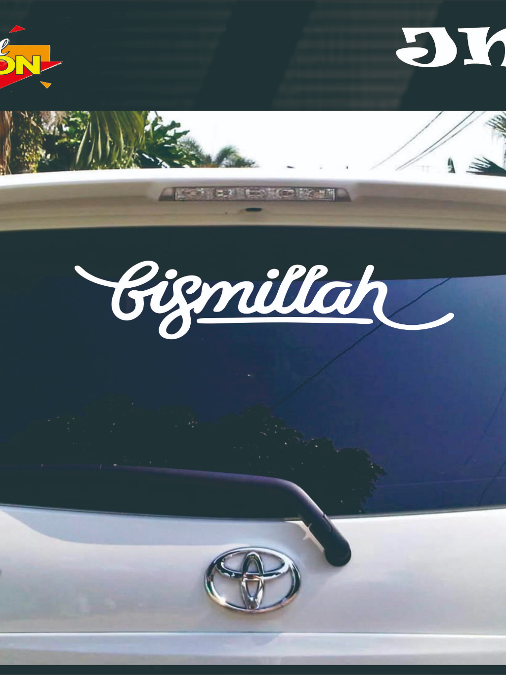 Jual STIKER HURUP BISMILLAH STIKER KACA BELAKANG MOBIL CUTTING STIKER ... Jual STIKER HURUP BISMILLAH STIKER KACA BELAKANG MOBIL CUTTING STIKER ...