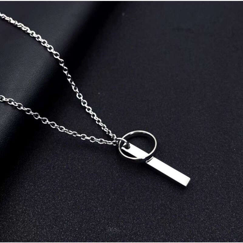 Jual KALUNG TITANIUM PRIA MODEL KOREA KALUNG TITANIUM PRIA KEREN ANTI ...