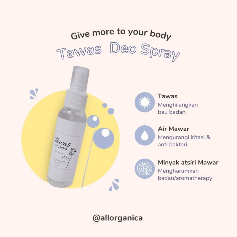 Jual Deodorant Tawas aroma Mawar (natural) | Shopee Indonesia