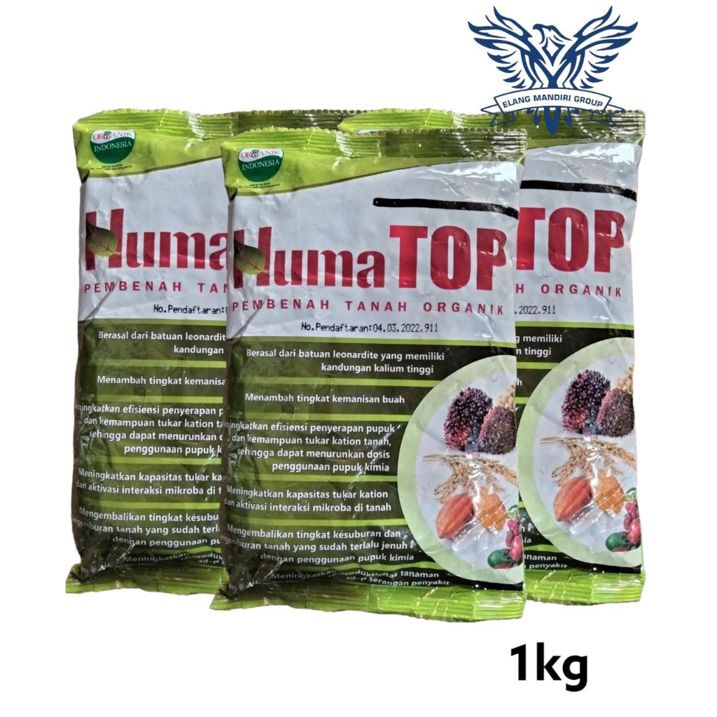 Jual Humatop 1 KG Kemasan Pabrik Asam Humat Pembenah Tanah Prima Agro Tech | Shopee Indonesia