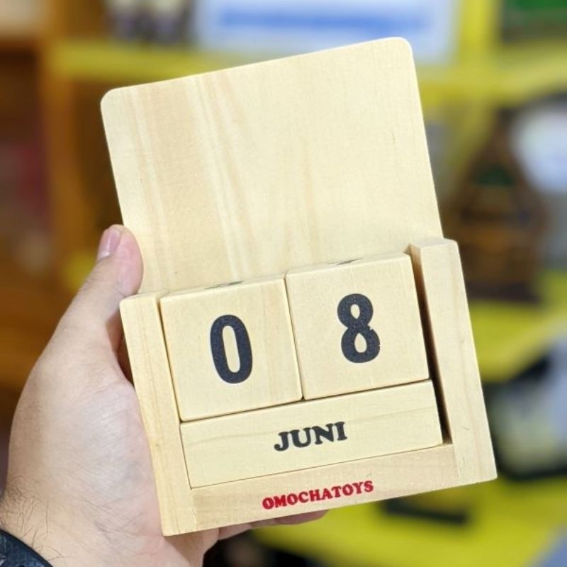 Jual Kalender Abadi Kayu - Mainan Edukasi Kayu Tanggalan Meja | Shopee ...