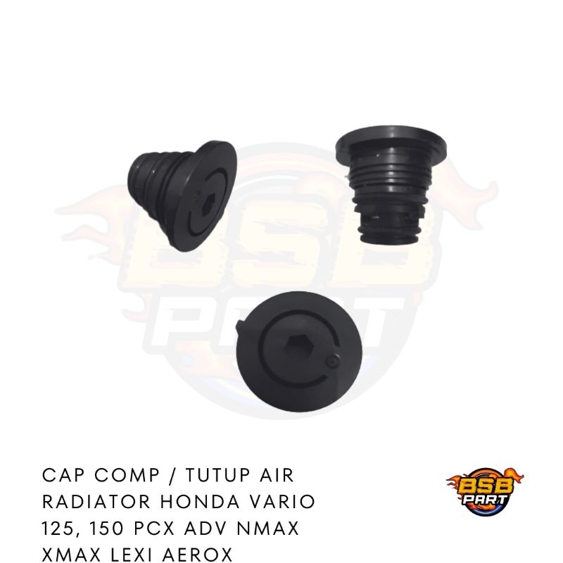 Jual TUTUP RADIATOR CAP COMP VARIO 125 150 PCX ADV NMAX XMAX LEXI ...