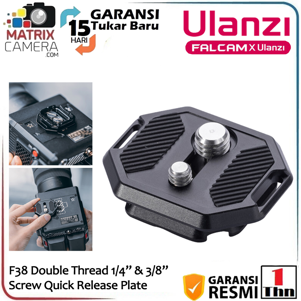 Jual Ulanzi Falcam F38 Double Thread Quick Release Plate (2969) | Shopee Indonesia