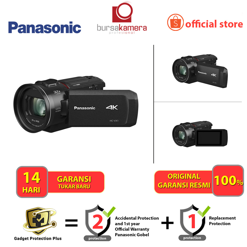 Jual Panasonic HC-VX1 4K HD Camcorder | Shopee Indonesia