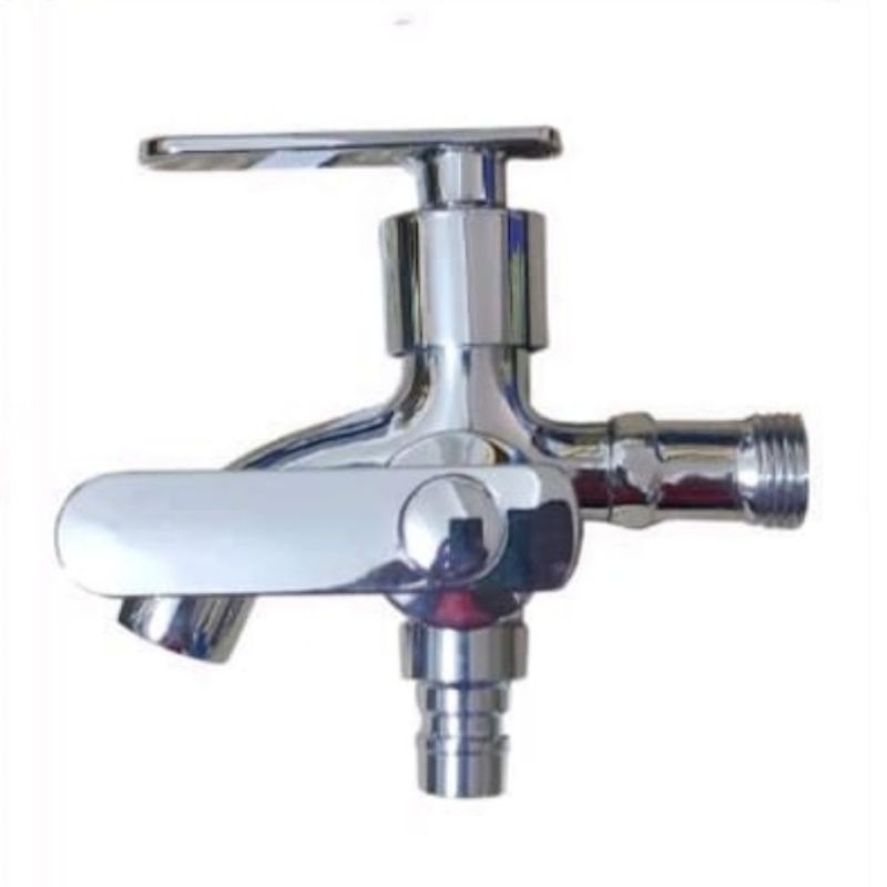 Jual Kran Cabang Engkol Baling Kran Double Kran Shower Mandi Keran Air ½" | Shopee Indonesia