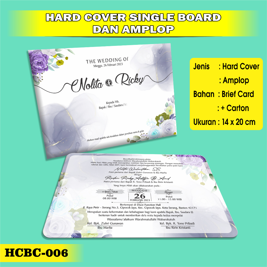 Jual Undangan Pernikahan Hard Cover Aesthetic Amplop Elegan Mewah Model ...