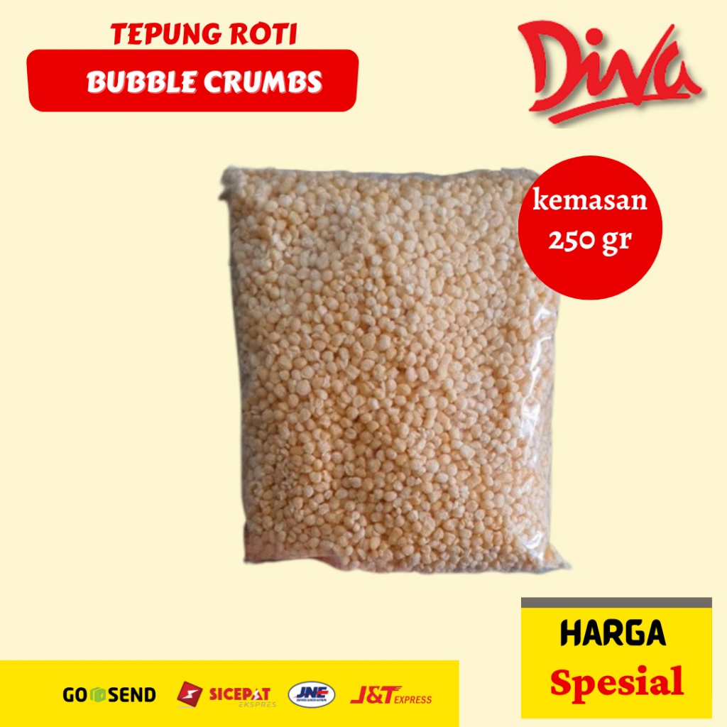 Jual [250GR] Tepung Roti Bubble Crumbs | Bubble Crumb | Shopee Indonesia