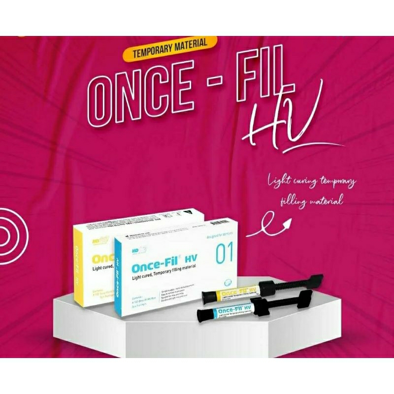 Jual Tambalan Sementara Sinar Once Fill HV isi 1 Syringe inlay Onlay ...