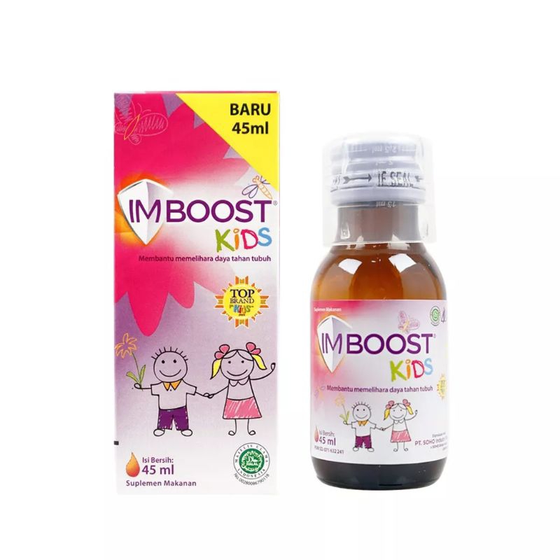 Jual imboost kids suplemen anak menambah daya tahan tubuh / mencegah ...