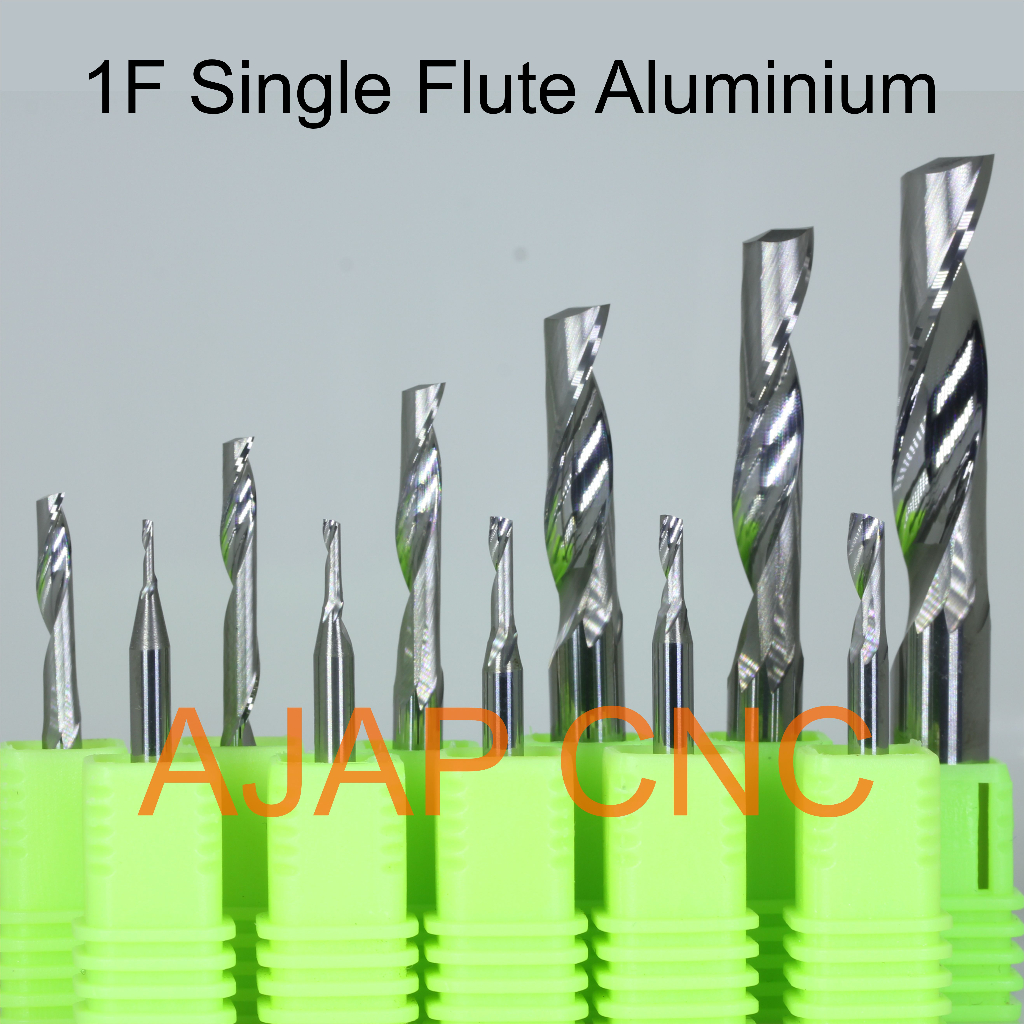 Jual ENDMILL SINGLE FLUTE 1 FLUTE ALUMINIUM ACP Mata Router Bit CNC ...