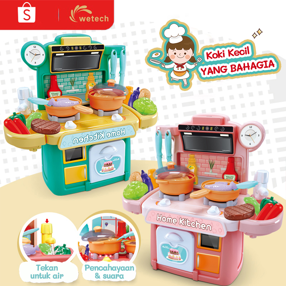 Jual WETECH Mainan Masak Dapur Set Mainan Anak Perempuan Mainan Masak ...