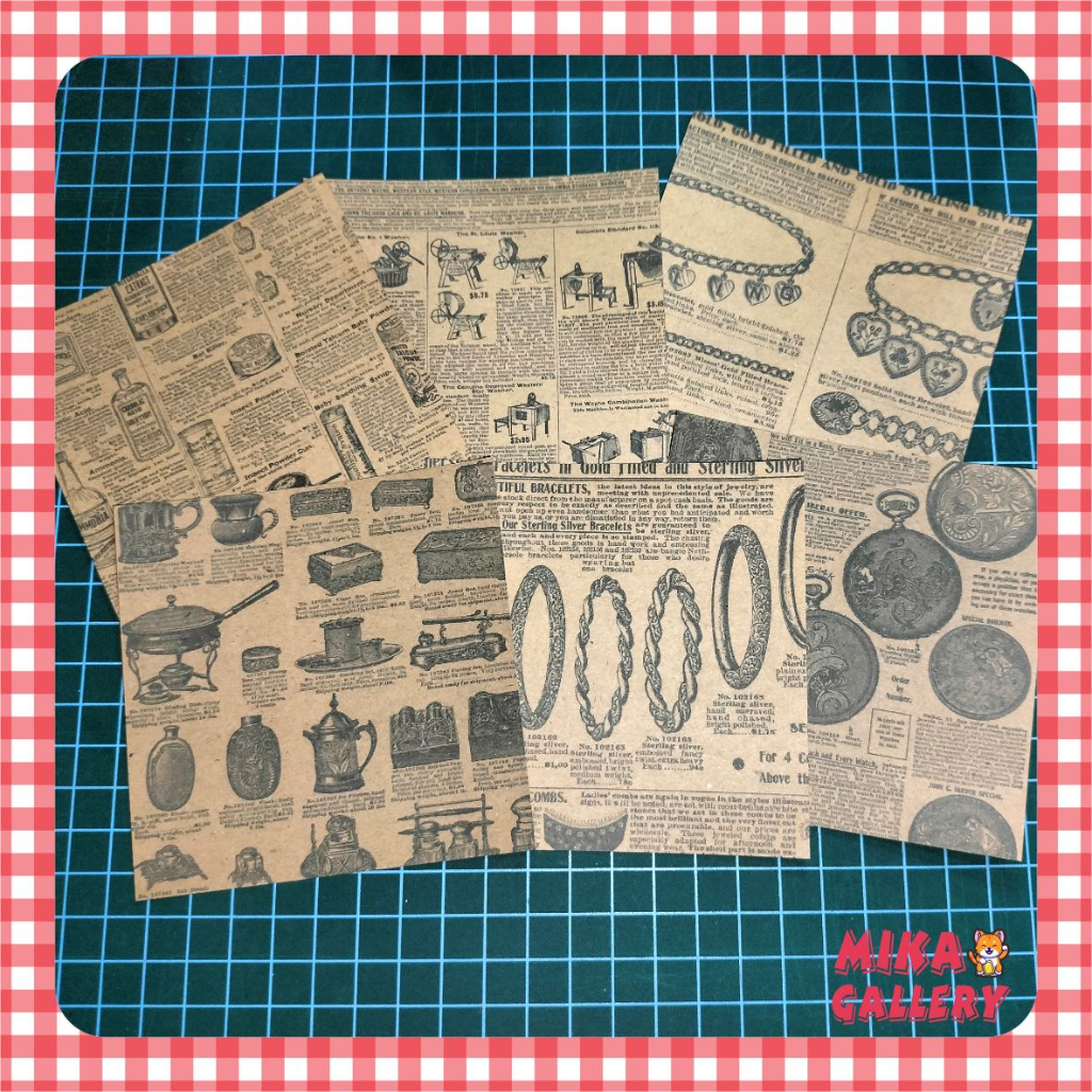 Jual Kertas Scrapbook Paper Kraft Deco Journal Bujo Catatan 10x10cm ...