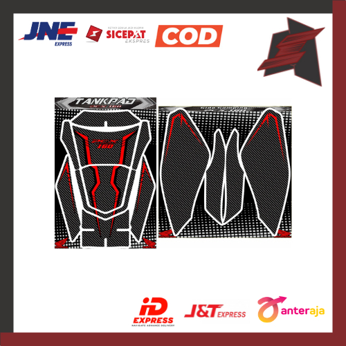 Jual Tankpad dan Sidepad Samping pcx 160 / Carbon pcx / deck pad pcx ...