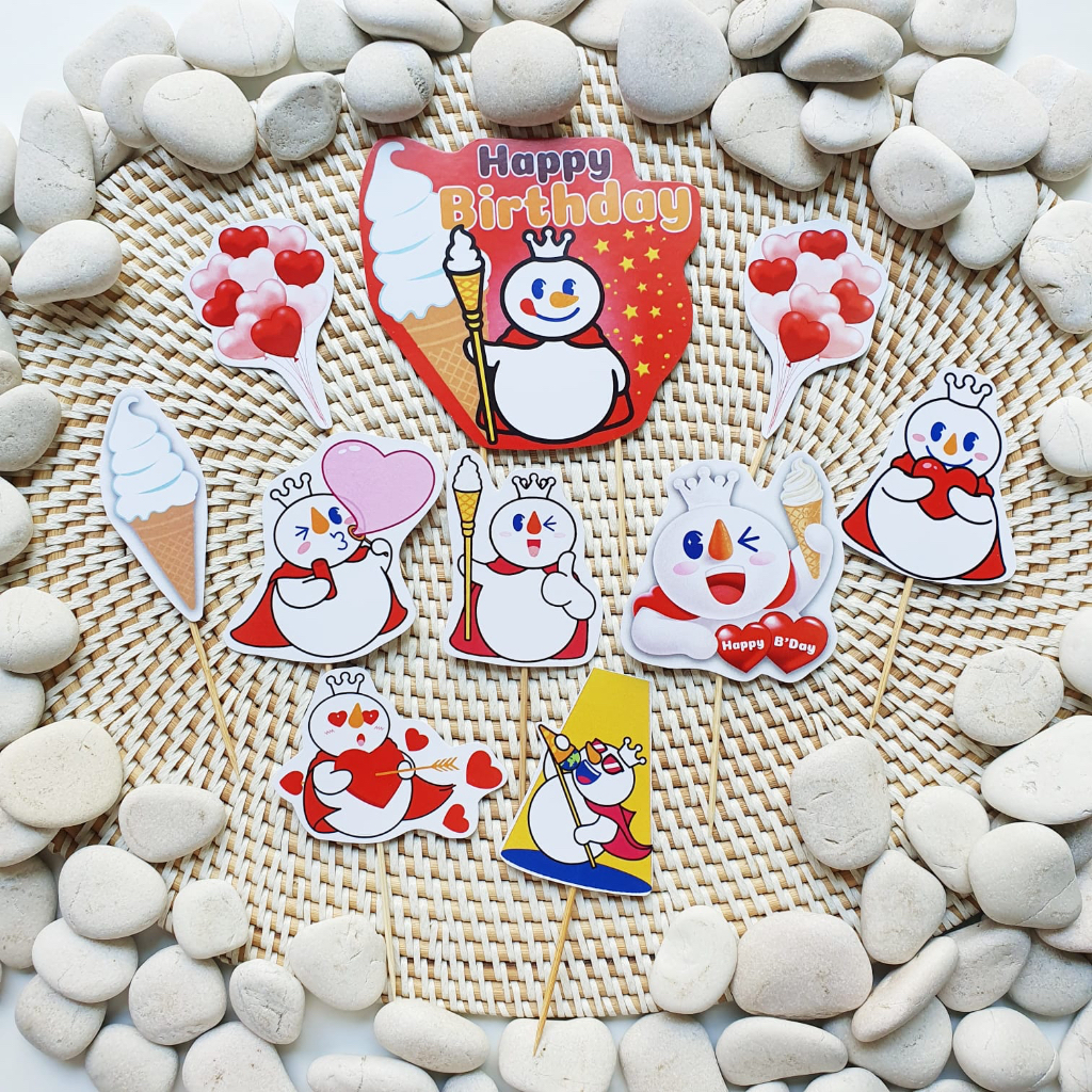 Jual Topper Kue Mixue (10pcs) | Shopee Indonesia