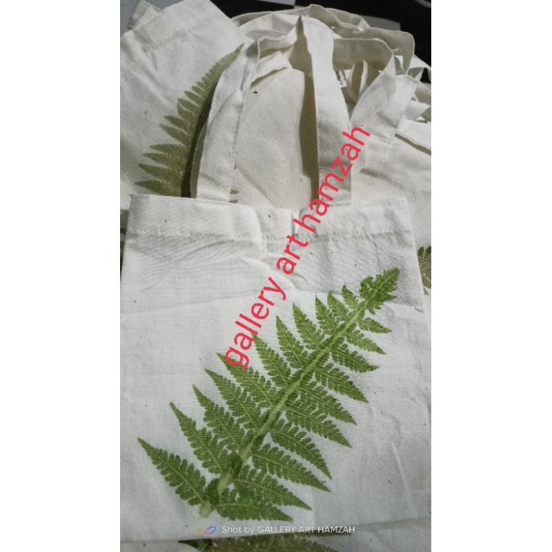 Jual totebag tas ecoprint 20x20 | Shopee Indonesia