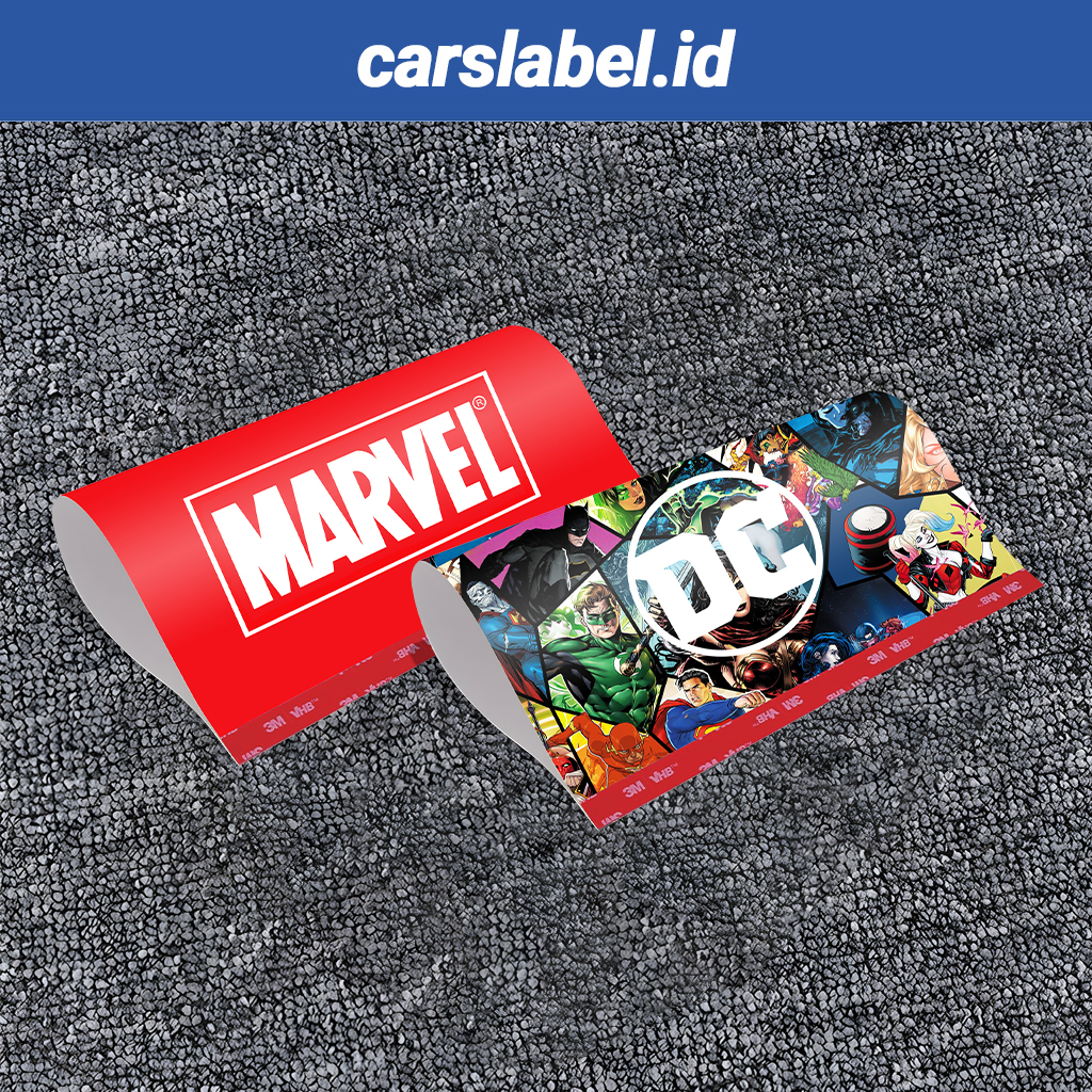 Jual MARVEL DC - Label Tag Mobil - Variasi Penutup Pintu Bagasi ...