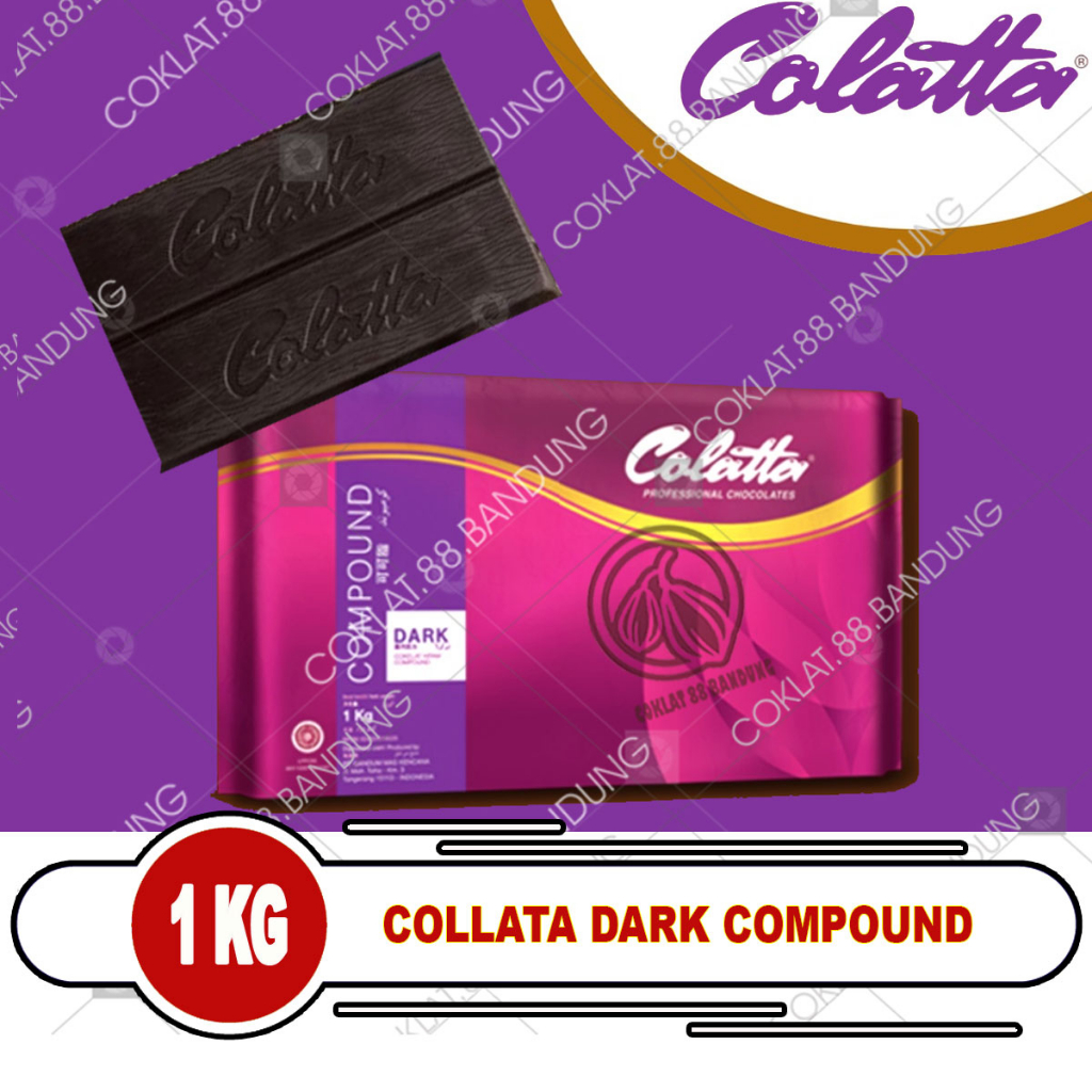 Jual COLATTA DARK CHOCOLATE 1KG, COLLATA COMPOUND DARK MILK 1 KG ...