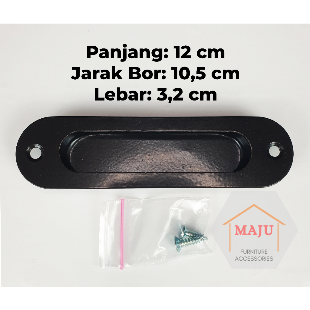 Jual Handle Tanam Sliding 96 Oval Minimalis Kom Putih Hitam Cokelat ...