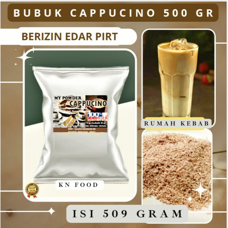 Jual Bubuk Minuman Cappucino 500gr || Cappucino Kopi Powder - 500 gram ...