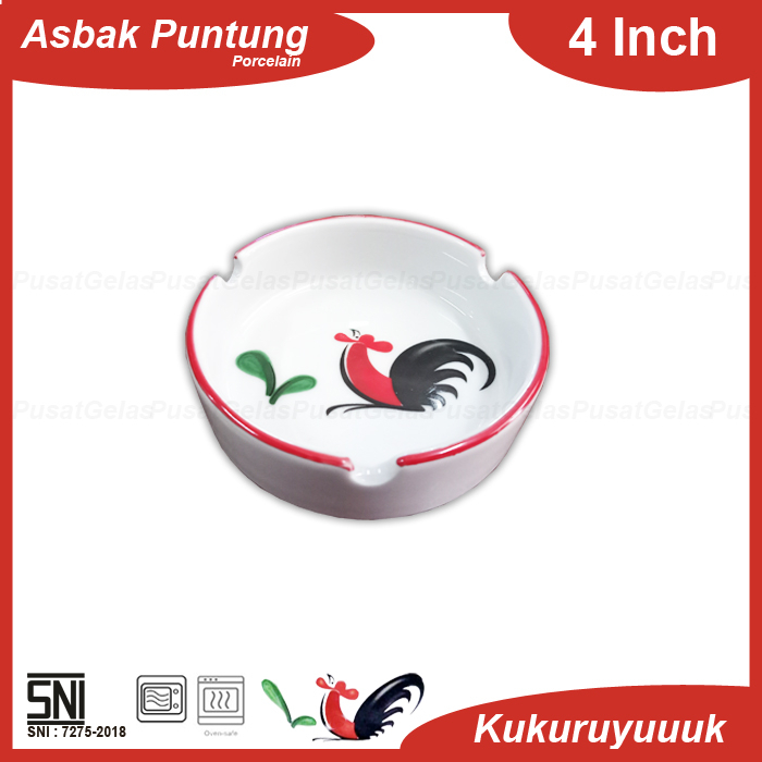 Jual Asbak Keramik/Asbak Ayam/Asbak Puntung/Asbak Porcelain/Ashtray ...