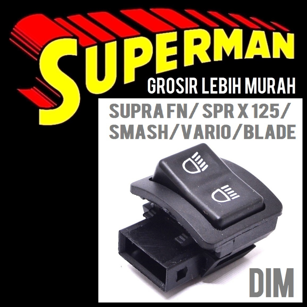 Jual TOMBOL DIM SUPRA FIT NEW SMASH SUPRA X 125 vario blade saklar ...