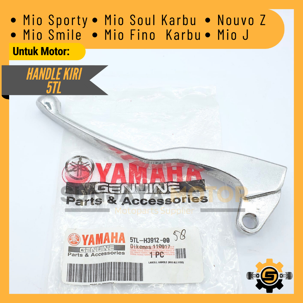 Jual Handle Rem Kiri 5TL Handel Rem Kualitas Original Yamaha Mio Sporty ...
