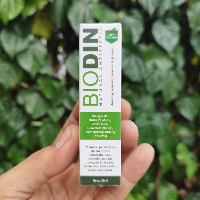 Jual BIODIN SPRAY 20 ML OBAT JAMUR/LUKA/SCABIES/PARASIT | Shopee Indonesia