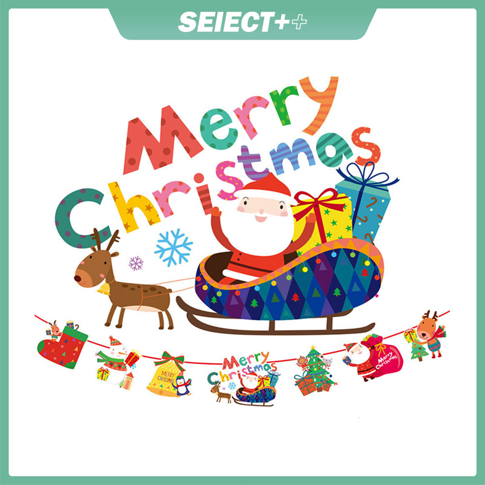 Jual Select x Hayylife Ornamen Natal-Dekorasi Natal Kartun Kertas ...