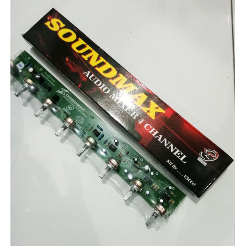 Jual SOUNDMAX Audio Mixer 4 Channel For TOA By VACCO | Shopee Indonesia