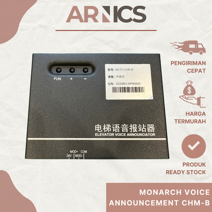 Jual Voice Announcement Lift MCTC-CHM-B / Elevator Voice Announcement ...