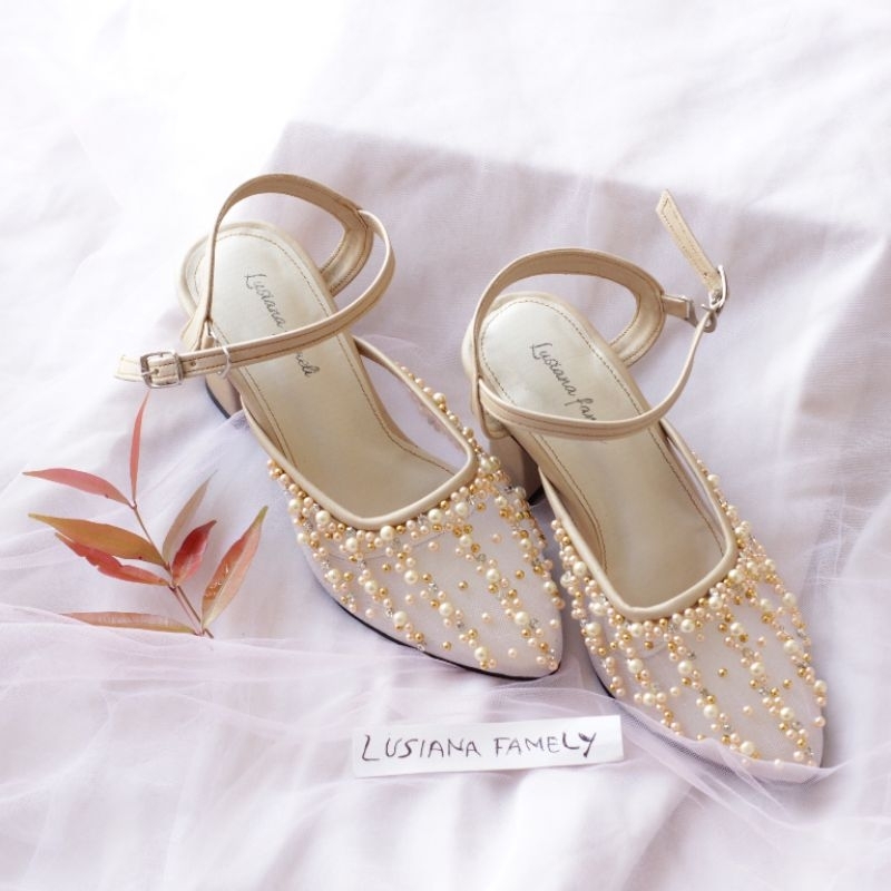 Jual SEO DABYI sepatu nikahan heels pesta shoes wedding lamaran warna ...