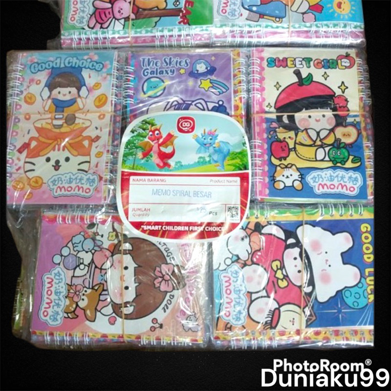 Jual buku notebook karakter anak / buku diary karakter lucu / diary ...