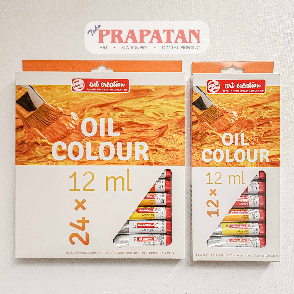 Jual Cat Minyak Set Talens Art Creation 12ml | Talens Oil Color Set ...