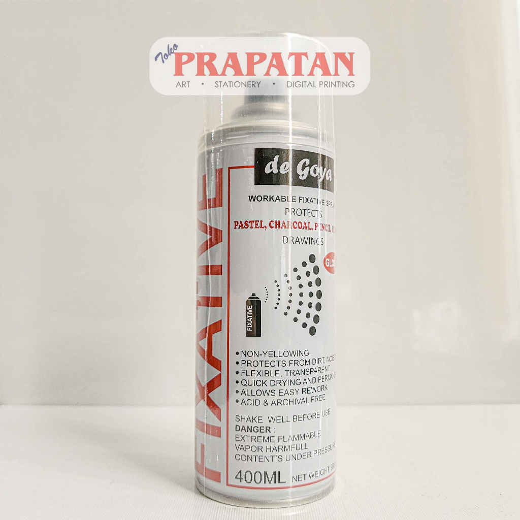 Jual De Goya Workable Fixative Aerosol 400ml | Varnish Pastel Pencil ...