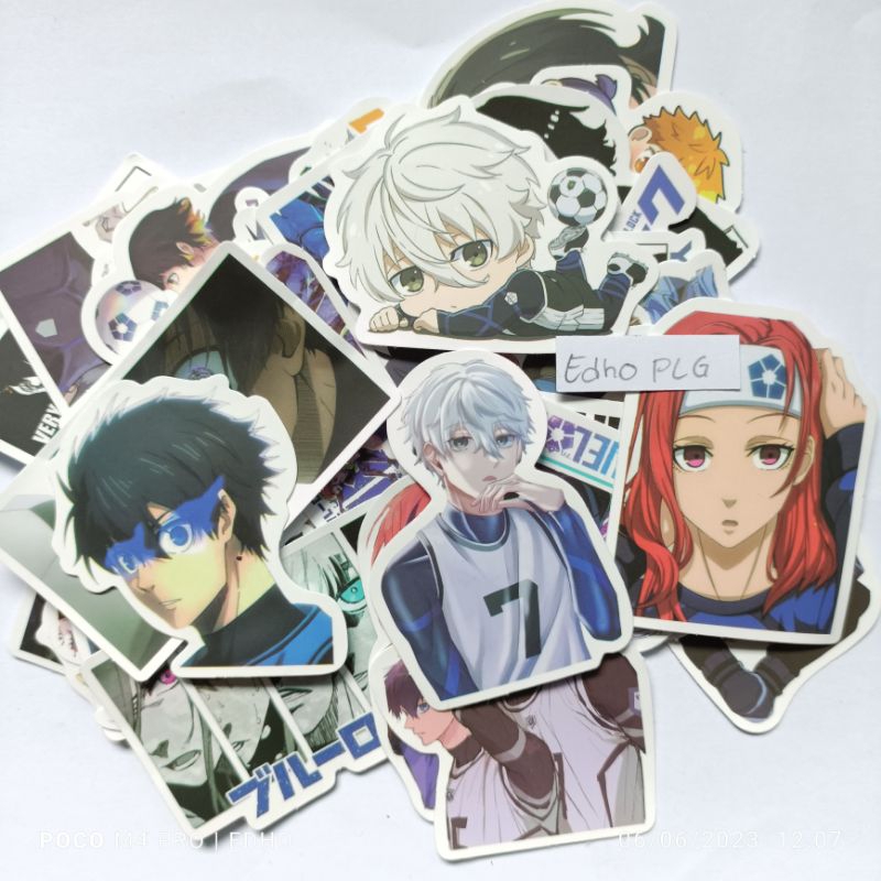 Jual stiker anime blue lock murah anti air / sticker anime blue lock ...