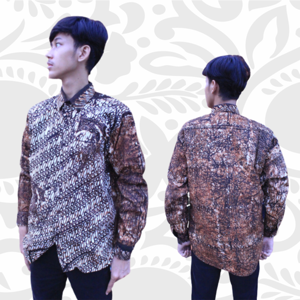 Jual Merapi Batik - Baju Batik Lengen Panjang Slimfit Cocok Untuk ...