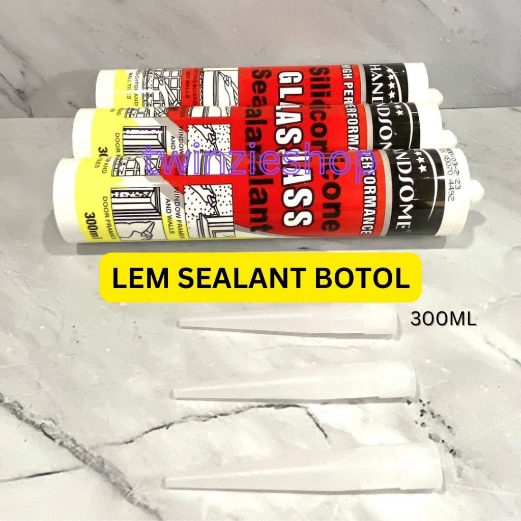 Jual Lem Sealant Botol Handsome Lem Kaca Botol Lem Botol 300ml | Shopee ...