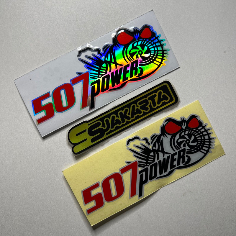 Jual STIKER STICKER 507 POWER CUTTING | Shopee Indonesia