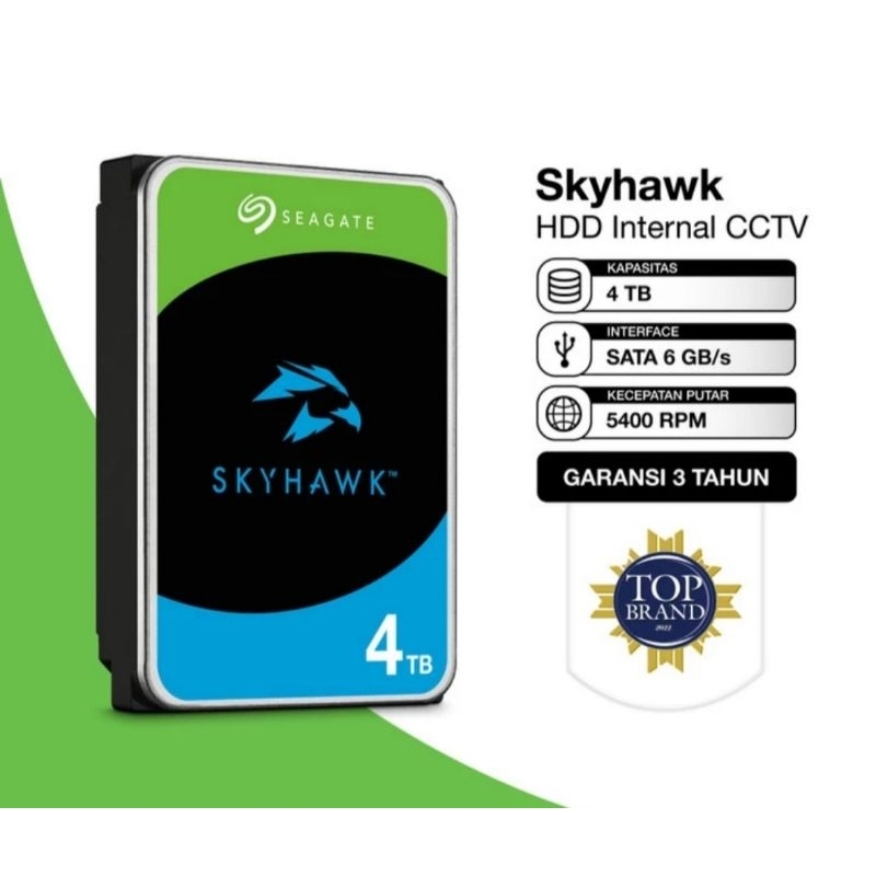 Jual Seagate Skyhawk Surveillance Harddisk Cctv 4TB Sata | Shopee Indonesia